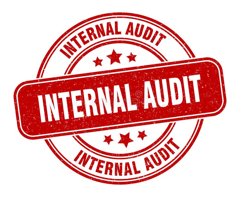 Internal Audit Stamp. Internal Audit Label. Round Grunge Sign Stock ...