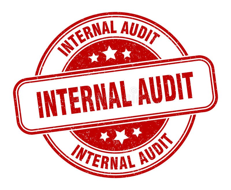Internal Audit Stamp. Internal Audit Label. Round Grunge Sign Stock ...