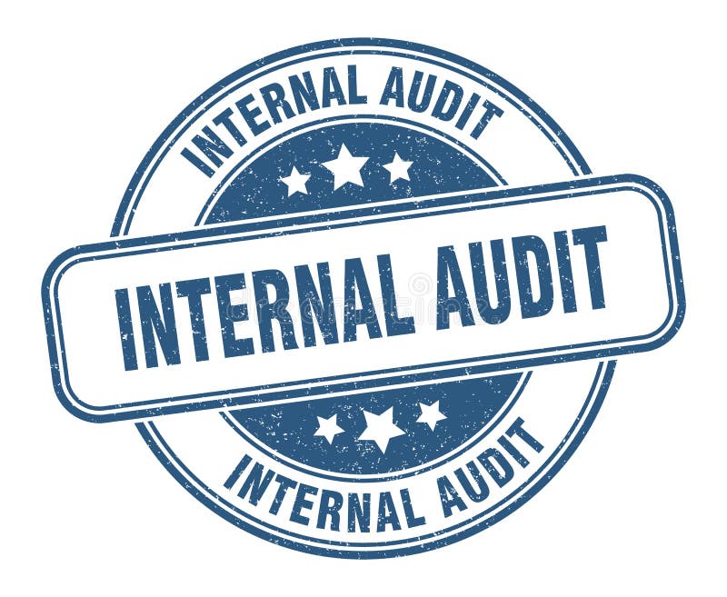 Internal Audit Stamp. Internal Audit Label. Round Grunge Sign Stock ...