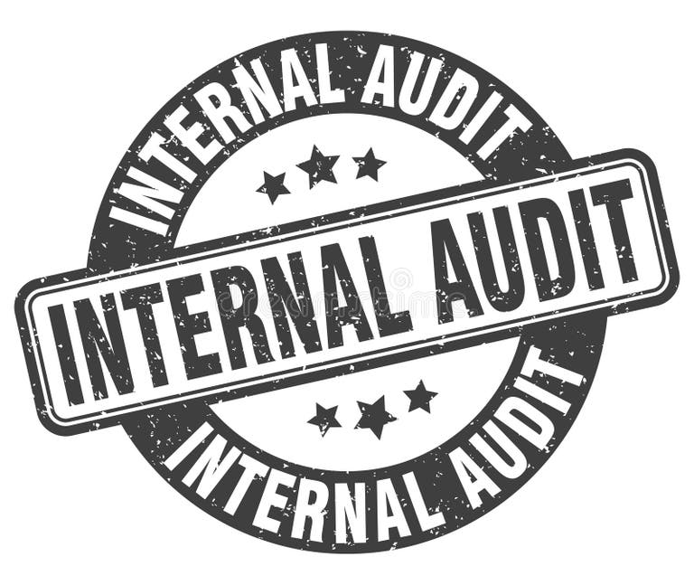 Internal Audit Stamp. Internal Audit Label. Round Grunge Sign Stock ...