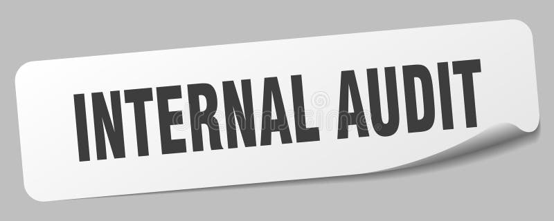 Internal Audit Sticker. Internal Audit Label Stock Vector ...