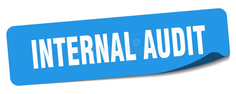 Internal Audit Sticker. Internal Audit Label Stock Illustration ...