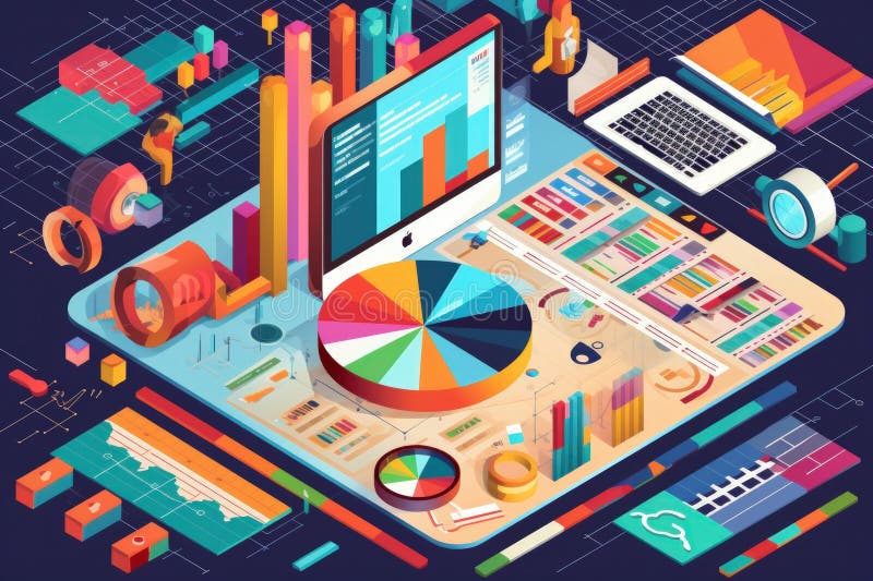 Internal Auditing and Accounting - Generative AI Stock Illustration ...