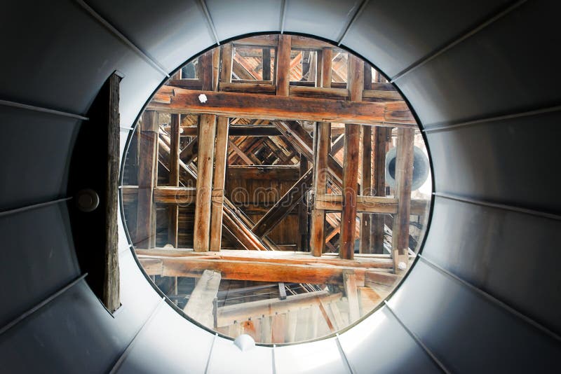 Internal of Belfry stock image. Image of unesco, stairs - 61955303