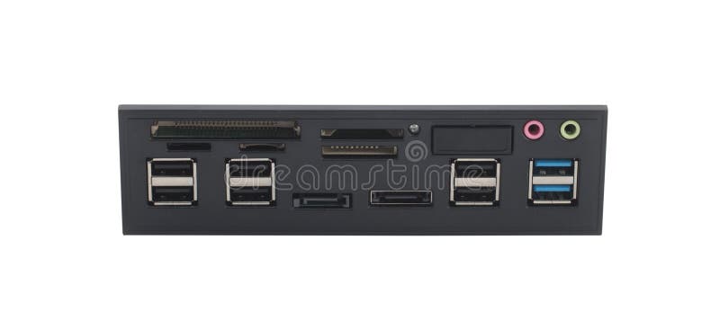 Internal Card Reader on a White Background. Stock Photo - Image of ...