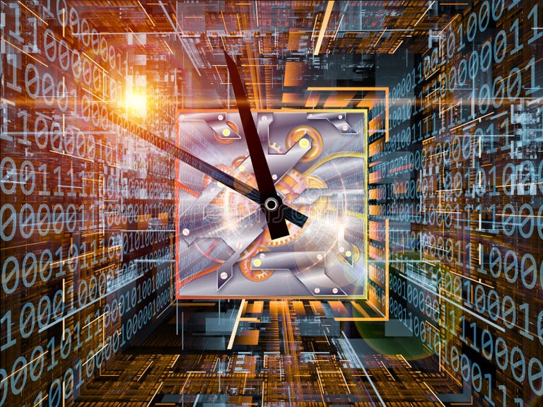 Internal Clock Mechanism Stock Illustrations – 322 Internal Clock ...