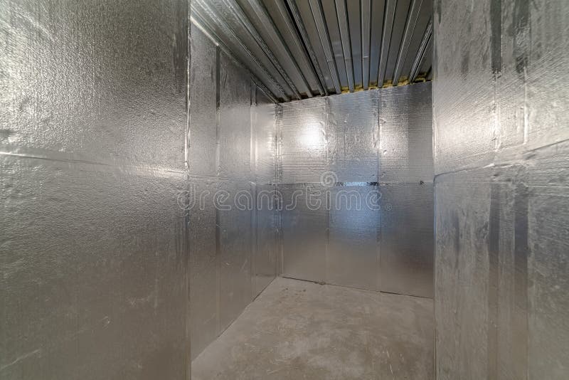 Internal Cold Room in a Residential House Stock Photo - Image of cold ...