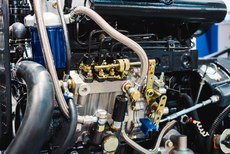 Automotive Engine Assembly Line, Set of Crankshaft Ready To Be ...