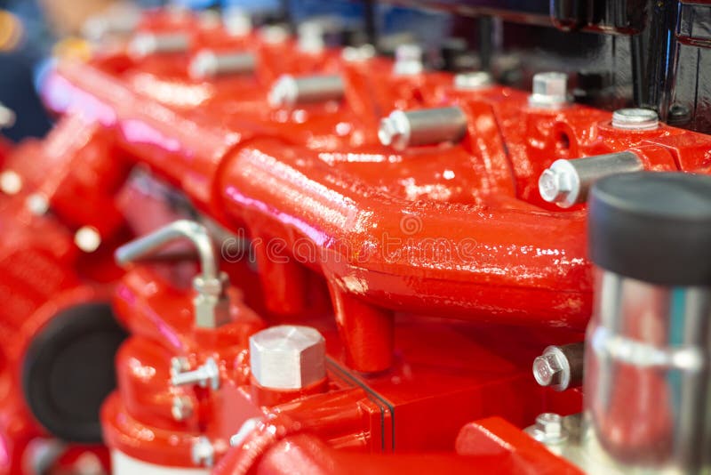 Internal Combustion Engine Automotive Stock Photo - Image of industrial ...