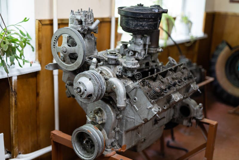 Internal Combustion Engine for the Car. Stock Photo - Image of ...