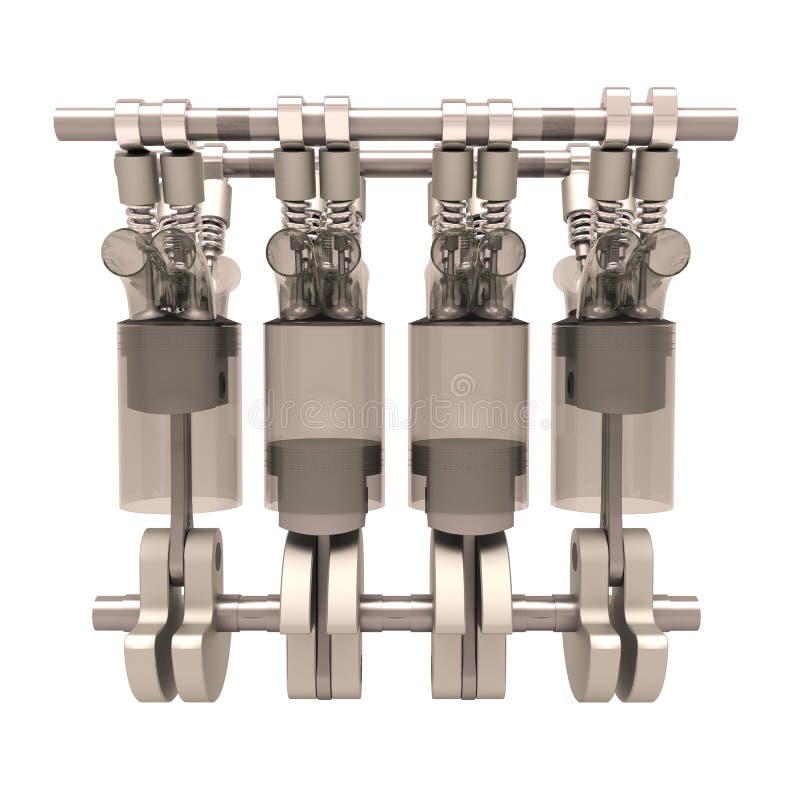 Engine close-up stock illustration. Illustration of material - 30232803