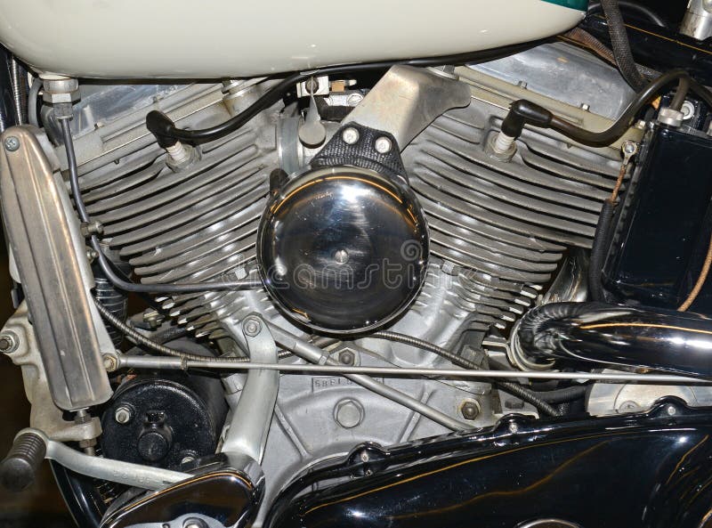 Internal Combustion Engine from Motorcycle Stock Image - Image of cycle ...