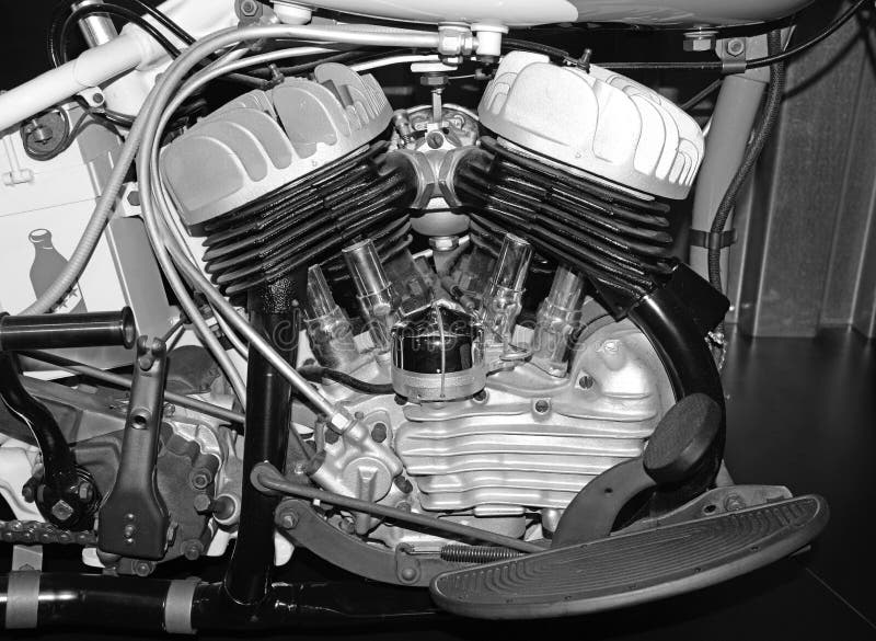 Internal Combustion Engine from Motorcycle Stock Image - Image of cycle ...