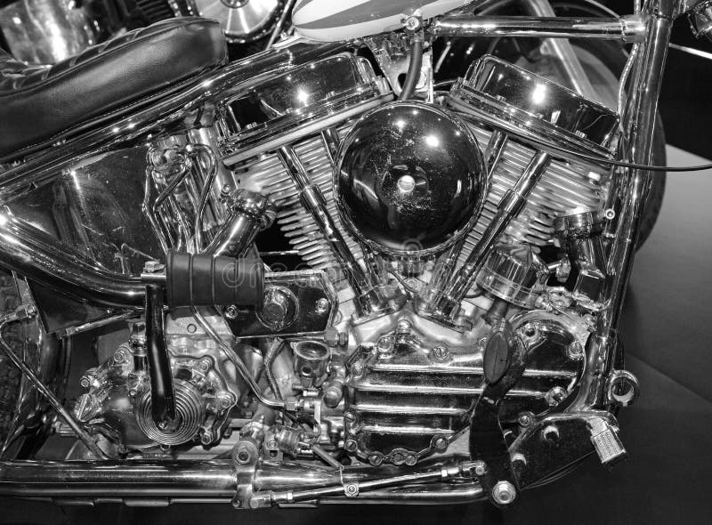 Internal Combustion Engine from Motorcycle Stock Image - Image of ...