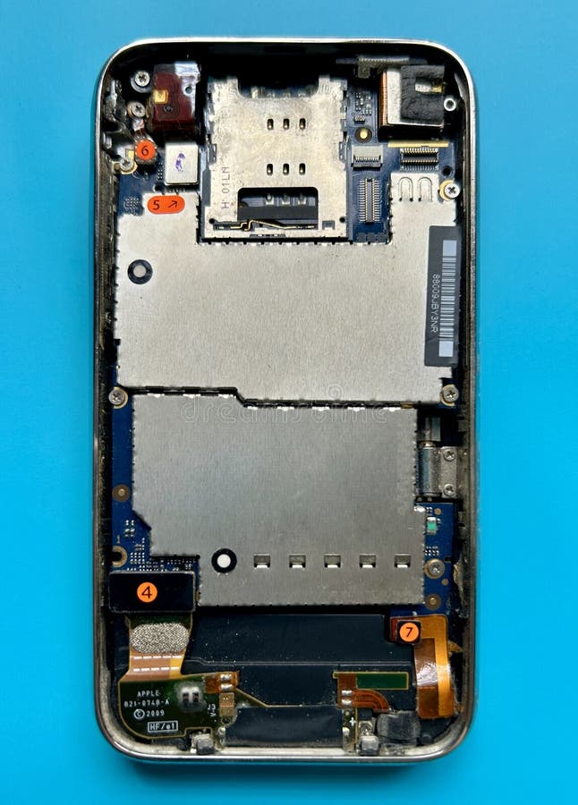 Internal Components and Parts of Aircraft Engine Stock Image - Image of ...