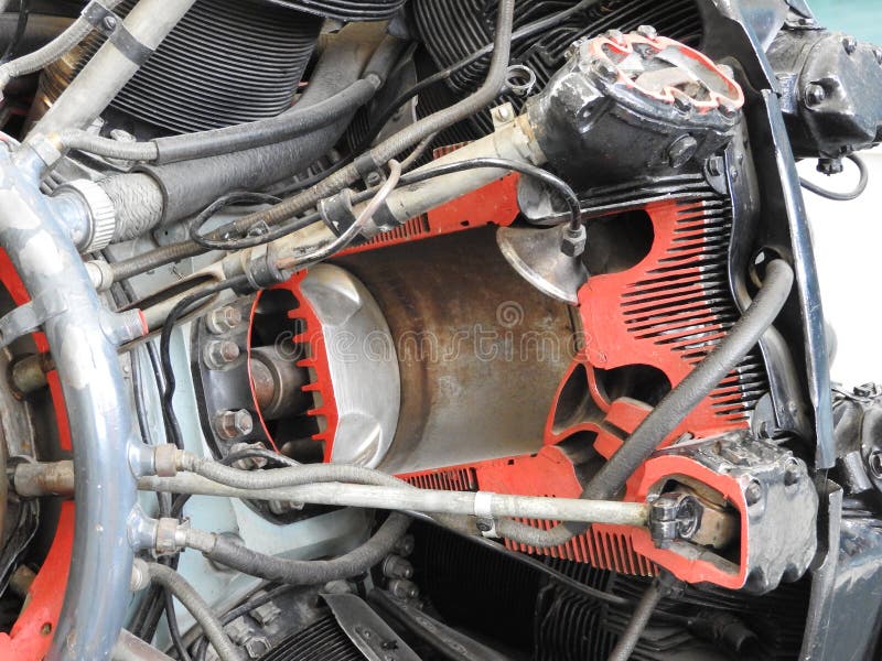 Internal Components and Parts of Aircraft Engine Stock Photo - Image of ...