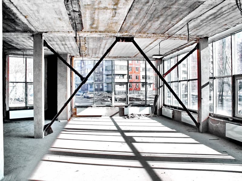 Internal Construction Structures Stock Photo - Image of steel ...