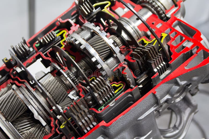 Internal Device Modern Car Gearboxes Stock Image - Image of color ...