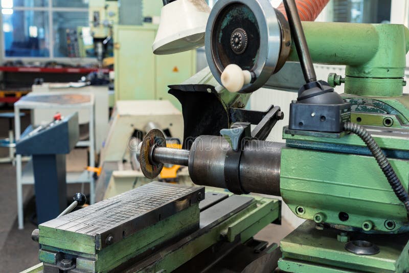 Internal Grinding Machine. Shop for Metal Machining Stock Image - Image ...