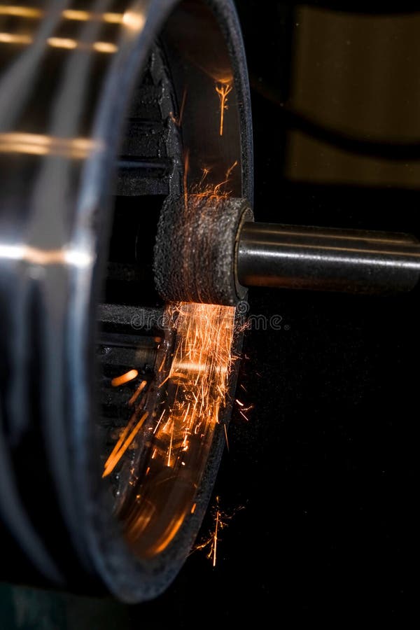 Internal Grinding of a Part on a Cylindrical Grinding Machine Stock ...