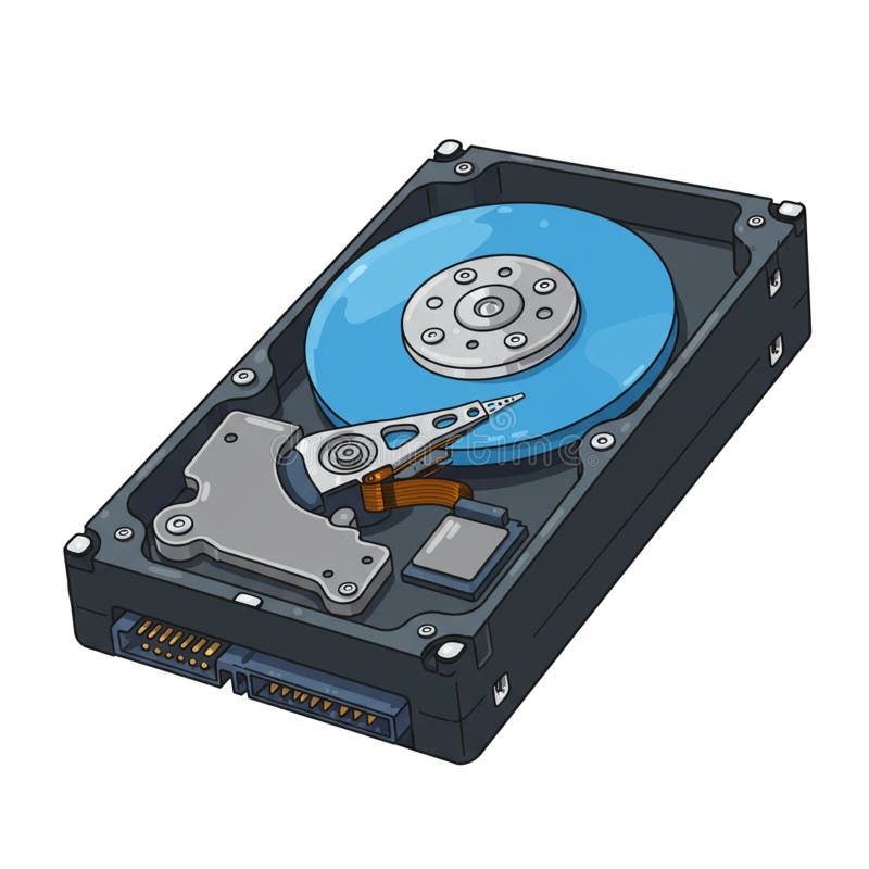 Internal Hard Disk Stock Illustrations – 644 Internal Hard Disk Stock ...