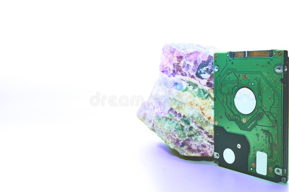 Internal Hard Drive for Storing Information,colored Big Stone Stock ...