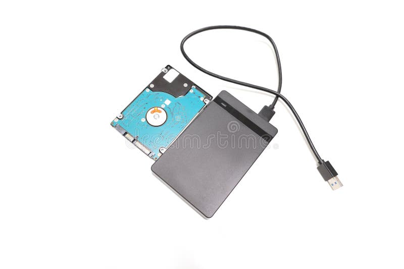 Internal 2.5-inch Hard Disk Isolated on a White Background Stock Photo ...