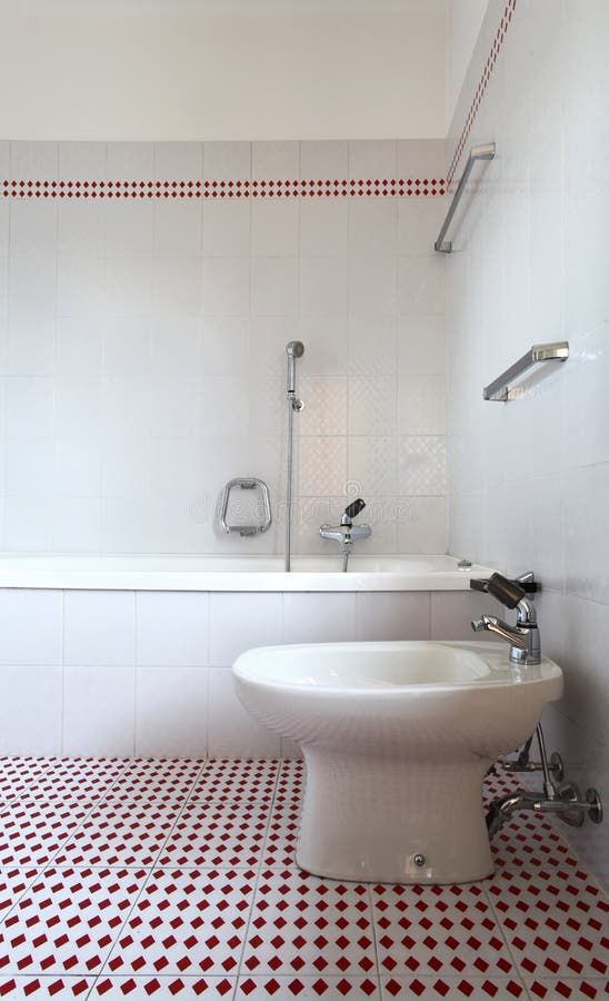 Internal nice bathroom stock image. Image of bath, white - 19410229