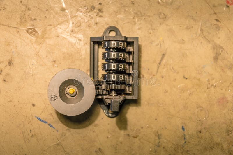 Internal Part of the Numerical Lock. Stock Image - Image of chrome ... Internal Part of the Numerical Lock. Stock Image - Image of chrome ...