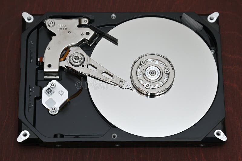 Computer Hard Disk-hard Drive on an Isolated Background Stock Photo ...