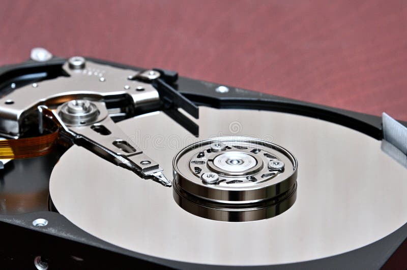 Computer Hard Disk-hard Drive On An Isolated Background Stock Photo ...