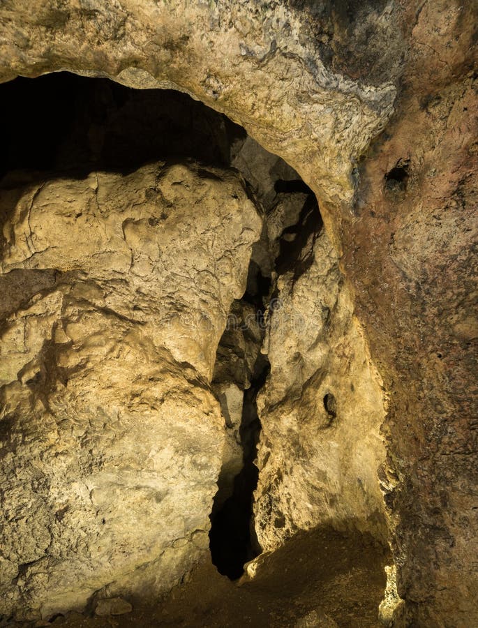 Internal Passage in Towarna Cave Stock Image - Image of dark, cliff ...