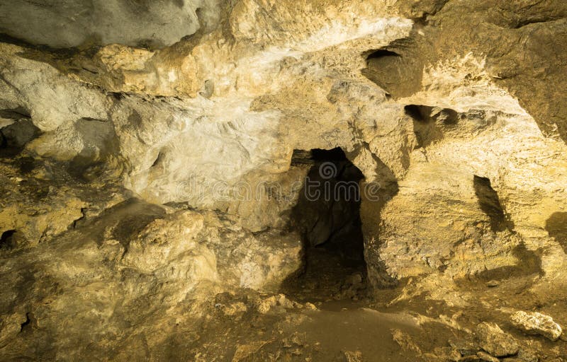 Internal Passage in Towarna Cave 1 Stock Photo - Image of abstract ...