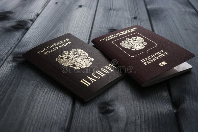 The Internal Passport And The Foreign Passport Of The Russian