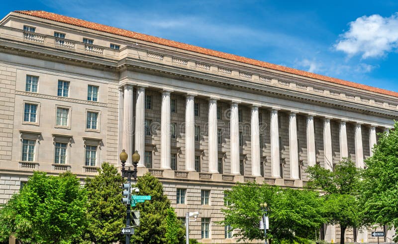 Internal Revenue Service Building in Washington DC, USA Stock Image ...