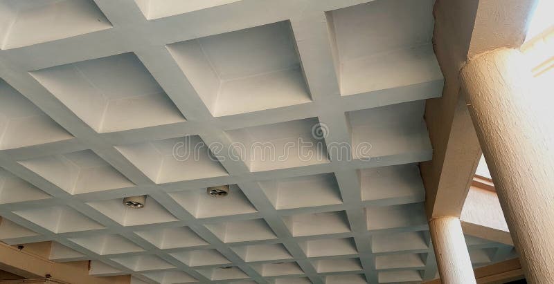 Square Pattern On Ceiling