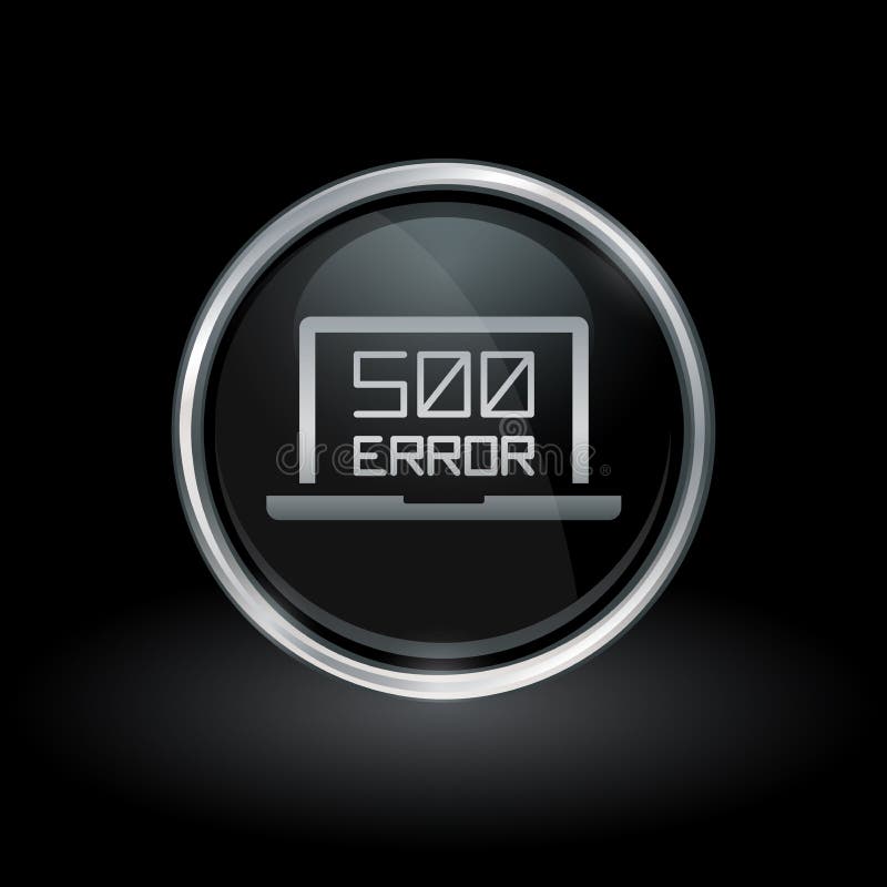 ERROR 500 Internal Server Error Stock Illustration - Illustration of ...