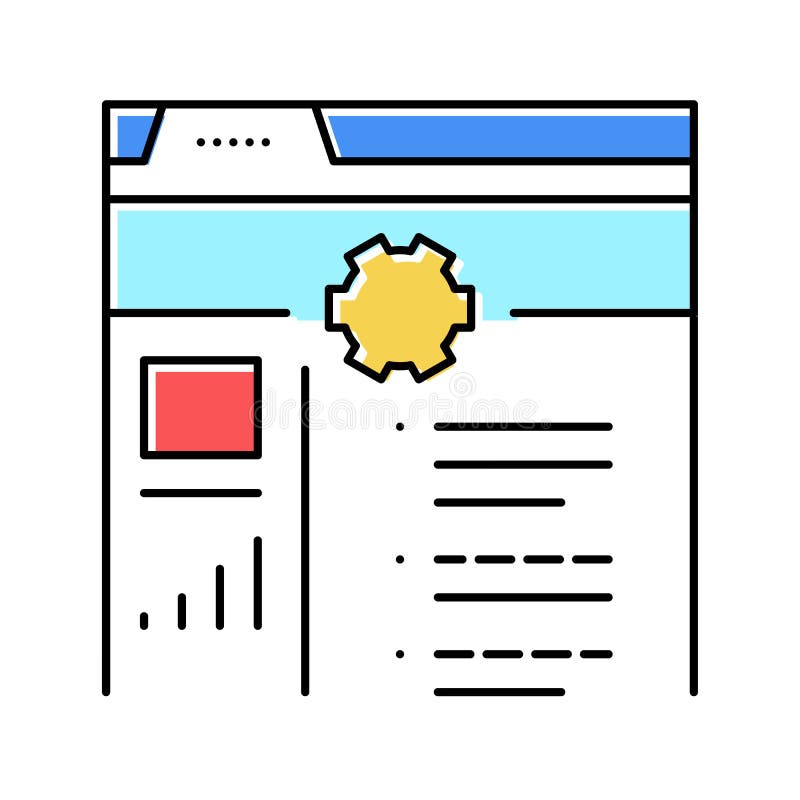Internal Services Color Icon Vector Illustration Stock Vector ...