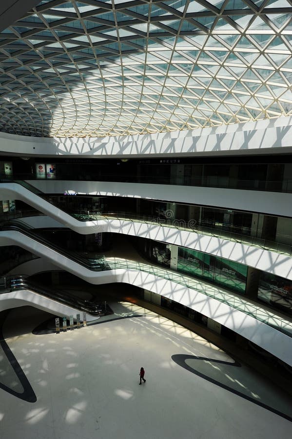 Internal Space of Galaxy SOHO, Beijing Editorial Photography - Image of ...