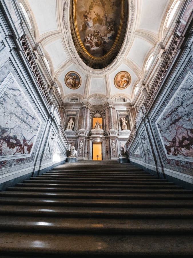 Internal Staircase of a Royal Palace. Editorial Stock Photo - Image of ...