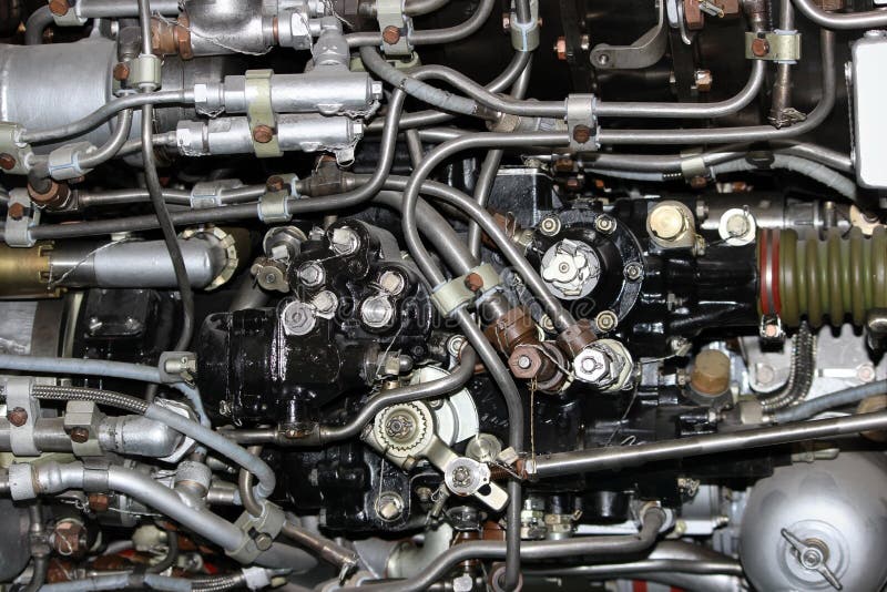 The Internal Structure of the Aircraft Engine, Army Aviation, Military ...