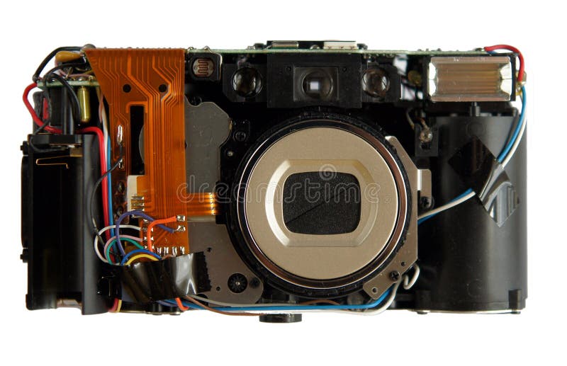 Internal Structure of a Photo Camera Stock Photo - Image of repair ...
