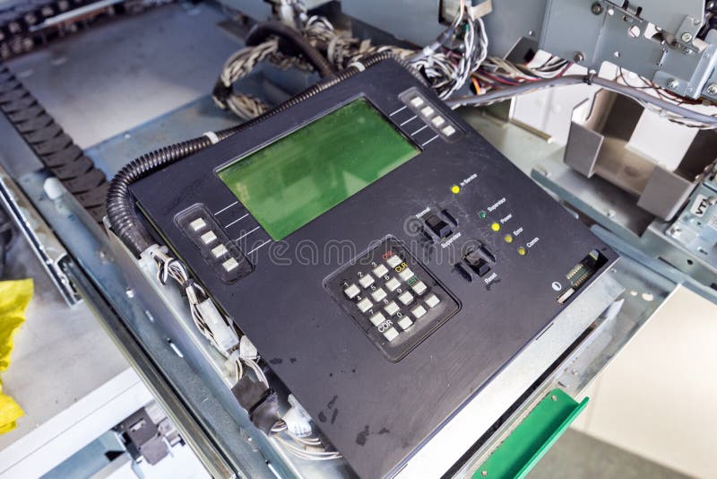 Internal Structure of the ATM Stock Photo - Image of service, mechanism ...