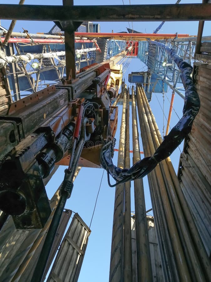 Equipment and Tools Inside the Rig. Stock Image - Image of industry ...