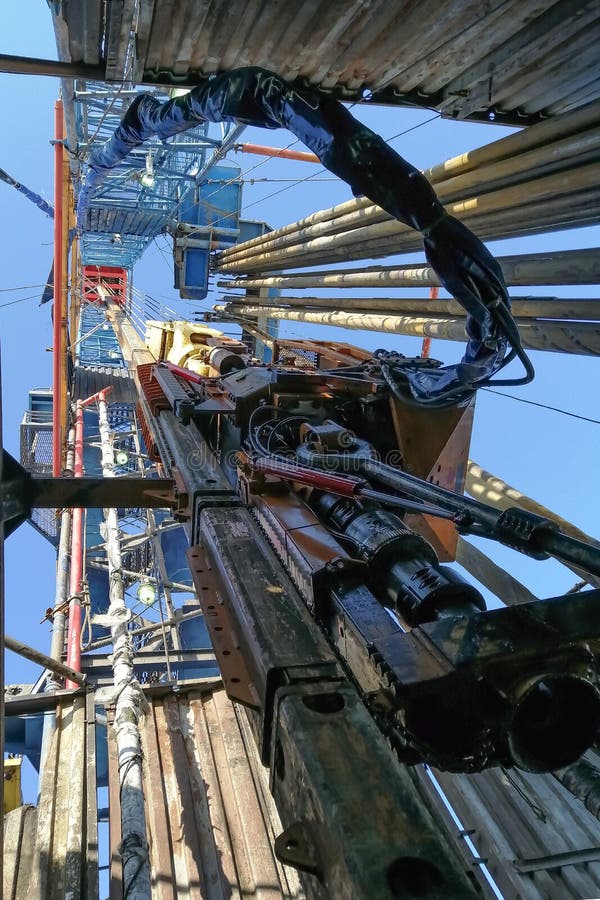 Equipment and Tools Inside the Rig. Stock Image - Image of geology ...