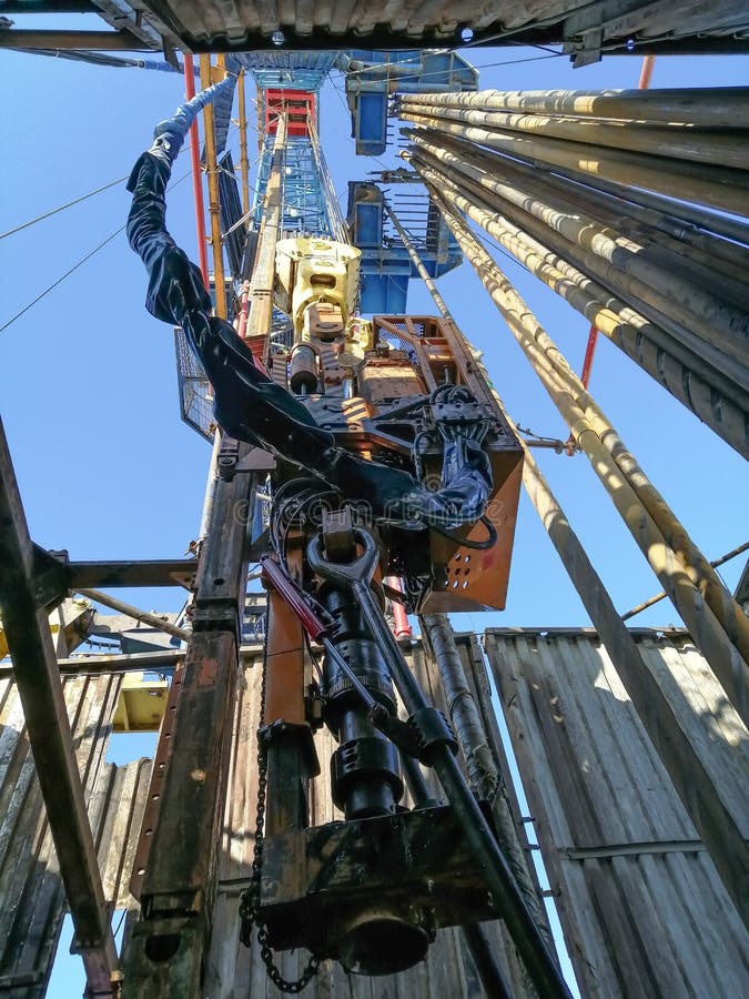 Equipment and Tools Inside the Rig. Stock Image - Image of industry ...