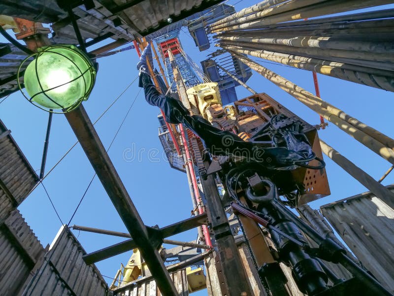 Equipment and Tools Inside the Rig. Stock Image - Image of siberia ...