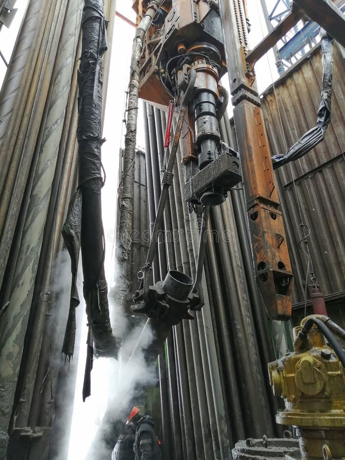 Equipment and Tools Inside the Rig. Stock Image - Image of development ...