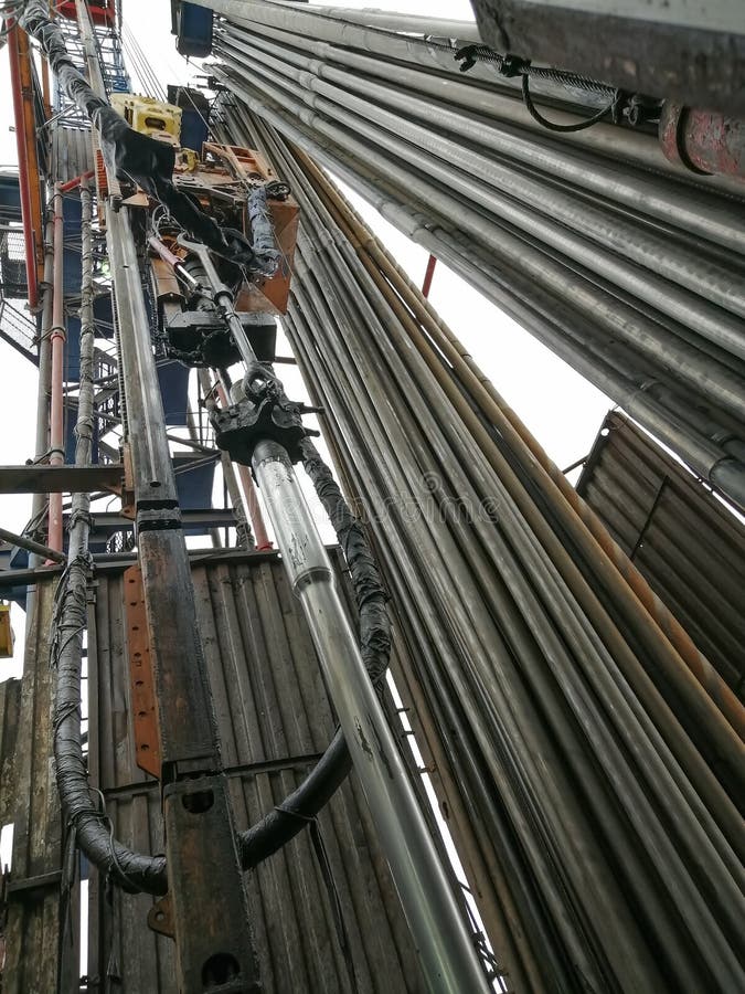 Equipment and Tools Inside the Rig. Stock Image - Image of structure ...