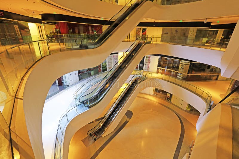 Internal Structure of Galaxy SOHO, Beijing, China Editorial Photo ...